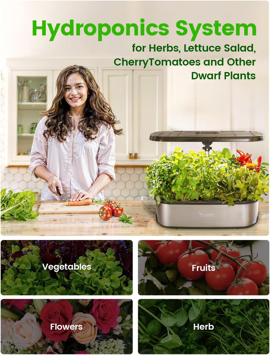 LetPot 12-Pod Hydroponic Growing System with Seeds – Easy Peasy Science