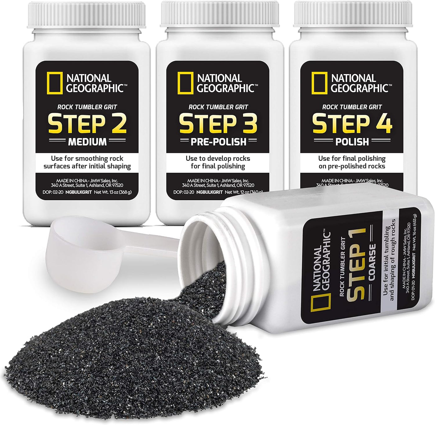 Double Barrel Rock Tumbler with Accessories – Easy Peasy Science